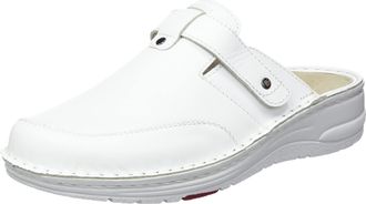 Berkemann Tec-Pro-Mona Berufsschuh für Damen mit Wechselfußbett und verstellbarem Riemen, Arbeitsschuh Küchenschuh Arztschuh Praxisschuh weiß