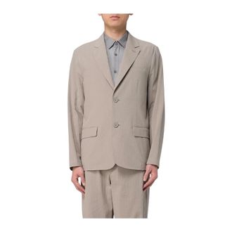 A|X Armani Exchange Einreihiger Zweiknopf-Blazer - - Suits - Herren - Beige - M