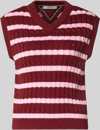 Tommy Hilfiger Slim Fit Pullunder aus reiner Baumwolle