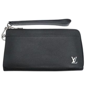 Louis Vuitton Portefeuille doccasion (&agrave; deux volets) - Homme - Pre-owned - Noir - Taille: ONE Size