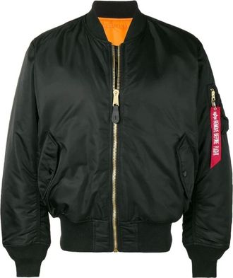 Alpha Industries Homme, Vestes, Noir, Taille: M Manteaux Noirs &Eacute;l&eacute;gants