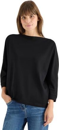 Cecil 3228710 Chemise Chauve-Souris avec Ruban adh&eacute;sif, Noir, M Femme