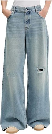 Karl Lagerfeld Femme, Jeans, Bleu, Taille: W28 Jean Large