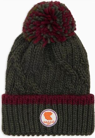 Gallo Gallo, unisex, Accessoires, Multicolore, Taille: ONE Size Cuffed Cable-Knit Beanie