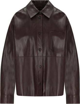 Max Mara Femme, Vestes, Rouge, Taille: 36 FR Scatola Shirt-Jacket