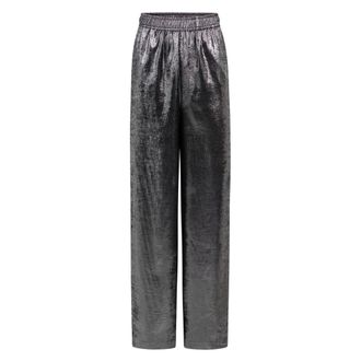 Knit-ted 252P196 Metally Hose - - Trousers - Damen - Grau - M