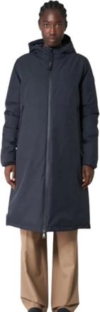 Tant&auml; Rainwear Femme, Manteaux, Bleu, Taille: 44 FR Manteau trap&egrave;ze long Cher