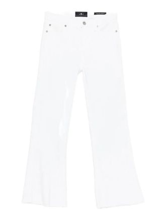 7 For All Mankind Jean Droit - Blanc