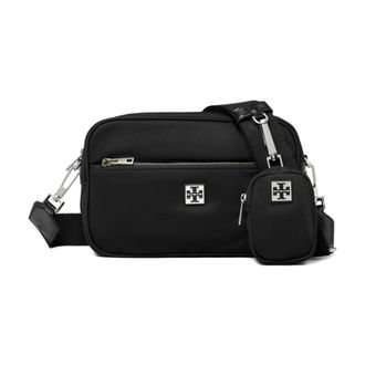 Tory Burch Schwarze Virginia Umh&auml;ngetasche - - Bags - Damen - Schwarzk - ONE SIZE