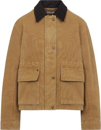 Acne Studios Femme, Vestes, Brun, Taille: 40 FR Canvas Jacket