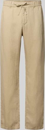 GANT Regular Fit Leinenhose mit elastischem Bund
