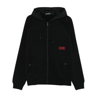 Karl Lagerfeld Homme, Sweatshirts et sweats &agrave; capuche, Noir, Taille: XL Doudoune &agrave; capuche