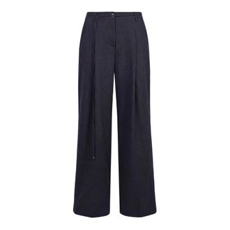 Alessia Santi Weite Hosen - - Trousers - Damen - Blau - S