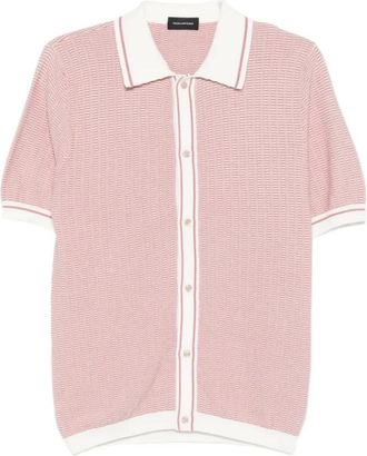 Tagliatore Homme, Chemises, Rose, Taille: S Polo ajour&eacute;