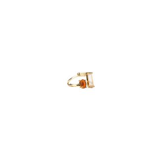 Aliita Geometrischer Drei-Stein-Ring - - Accessories - Damen - Gelb - 52 MM