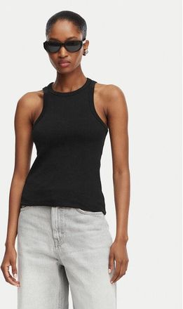 HUGO BOSS Top The Plain Tank 50515651 Schwarz Slim Fit