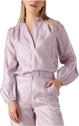 Amaya Amsterdam Damen, Blusen & Hemden, Lila, XSGr&ouml;&szlig;e