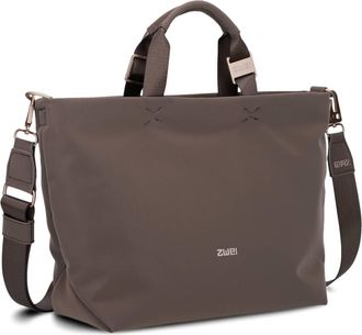zwei Damen Shopper NEO NE150 Handtasche 10 Liter, kleiner City-Shopper mit Kurzgriffen, Schultergurt verstellbar, Puffer-Design, Hauptfach mit Rei&szlig;verschlu