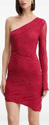 Charo Ruiz Ibiza robe courte à une épaule - Rouge