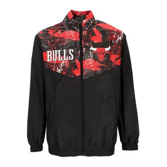 New Era Chicago Bulls Trainingsjacke All Over Print - - Jackets - Herren - Mehrfarbig - XL