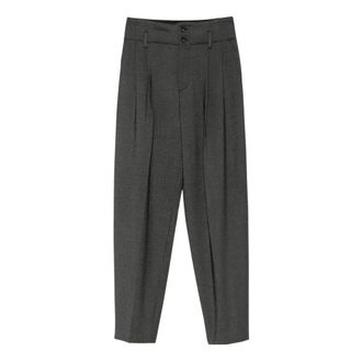 Alberta Ferretti Straight Leg Hose - - Trousers - Damen - Grau - M