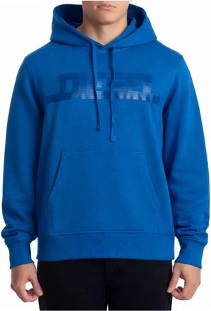 Diesel Homme, Sweatshirts et sweats &agrave; capuche, Bleu, Taille: 2XL Sweat &agrave; capuche