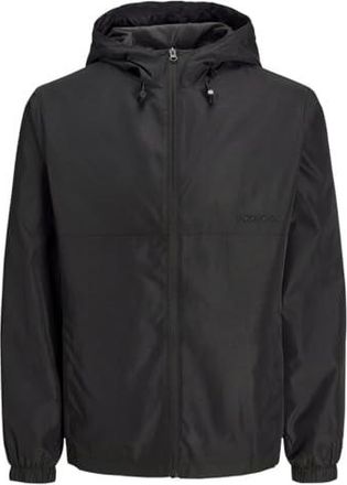 Jack & Jones JACK&JONES PLUS Jjzack Veste légère Pls 100% Polyester, Noir, XXXXL Hommes