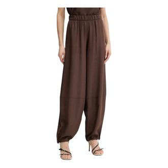 Simona Corsellini Damen, Hosen, Braun, 2XSGr&ouml;&szlig;e
