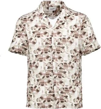 Joop Herren Kurzarmhemd mehrfarbig Viskose