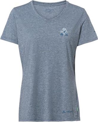 Vaude Womens Skomer Print T-Shirt III, Dark Sea, 36 Femmes