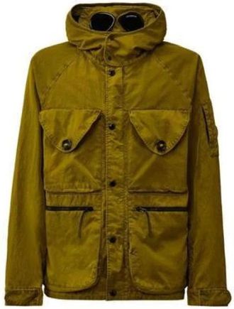 C.P. Company C.p. Company, Homme, Vestes, Vert, Taille: XL Panama-R Mixed Goggle Jacket