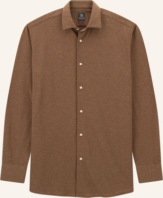 Boggi Milano Boggi Milano Jerseyhemd Regular Fit braun