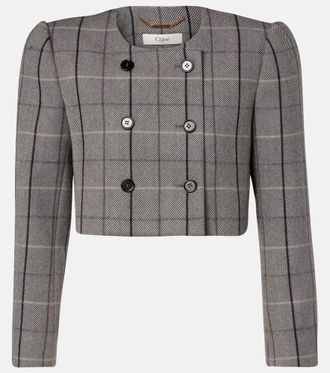Chloé Chloé Cropped-Jacke aus Wolle