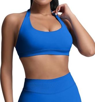 Generic Brassi&egrave;re pour femme, soutien-gorge dentra&icirc;nement moyen &agrave; faible soutien, sans couture, dos ouvert, haut court rembourr&eacute; pour le yoga, 2026, BU1., XS