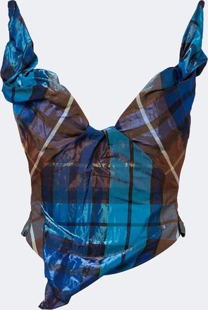 Vivienne Westwood Top bustier &agrave; carreaux