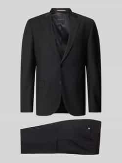 Bugatti Regular Fit Anzug mit 2-Knopf-Sakko