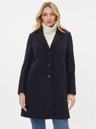 Benetton United Colors Of Benetton Wollmantel 2YDTDN012 Dunkelblau Regular Fit