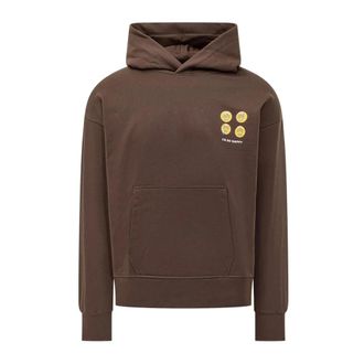 Barrow Felpa con stampa Cappuccio Profili a coste - - Sweatshirts & Hoodies - Herren - Braun - L