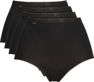 sloggi Lot de 4 culottes unies