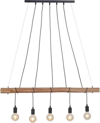 Leuchten Direkt Vintage Pendel Decken Leuchte Holz Balken Hänge Lampe Wohn Zimmer Strahler Leuchten Direkt 15515-18