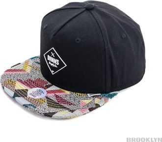 Djinns Herren Caps/Sna ack Ca Rubber Aztek Schwarz Verstellbar