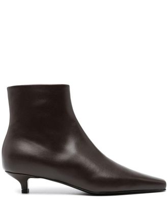 Toteme bottines The Slim 35 mm - Marron