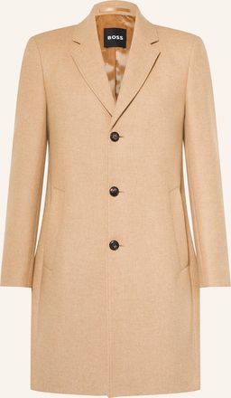 HUGO BOSS Wollmantel Hyde beige