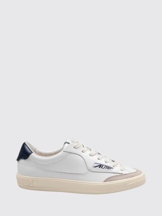 Autry Zweifarbige niedrige Windscape Sneakers aus Leder und Wildleder