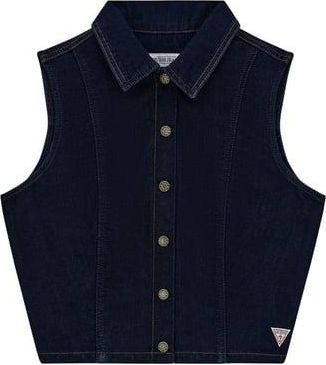 Guess Chemise courte en denim de coton