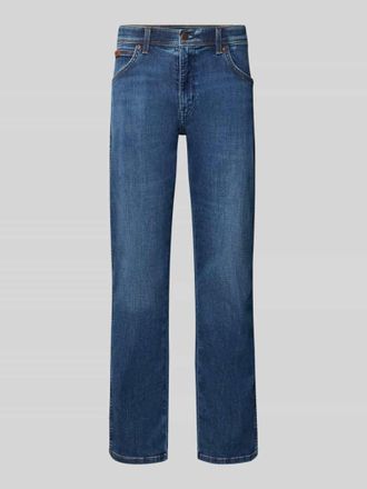 Wrangler Regular Fit Straight Fit Jeans mit Medium Wash Modell Texas