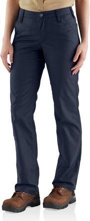 Carhartt Work in Progress Damen Rugged Professional-Serie Flex Loose Fit Canvas-Arbeitshose Work Utility Pants, Marineblau, 8W EU