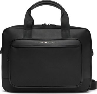 Tommy Hilfiger Laptoptasche Tommy Hilfiger Th Foundation Computer Bag AM0AM13626 Schwarz