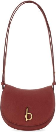 Burberry Womens Mini Rocking Horse Shoulder Bag Bordeaux