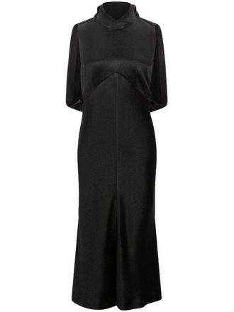 Shanghai Tang robe &agrave; dos ouvert - Noir